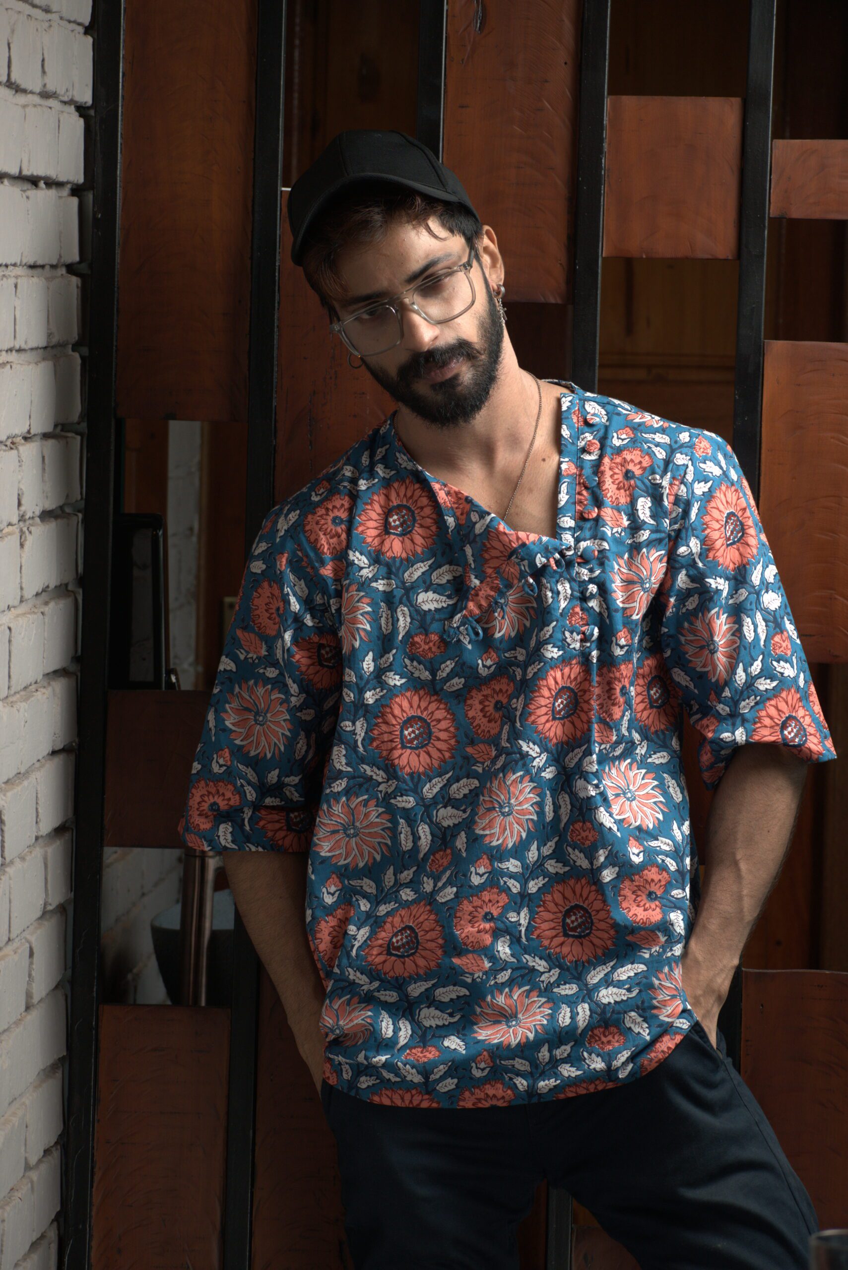 Buy Designer Cotton Mens Tunic Shirt Online | Buy Limited Edition